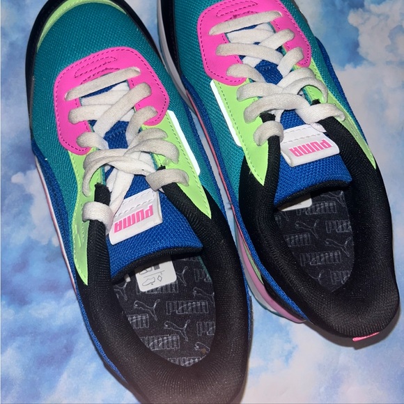 Puma | Shoes | Puma Marble Lace Up Shoes Only Worn Once Super Cute For ...